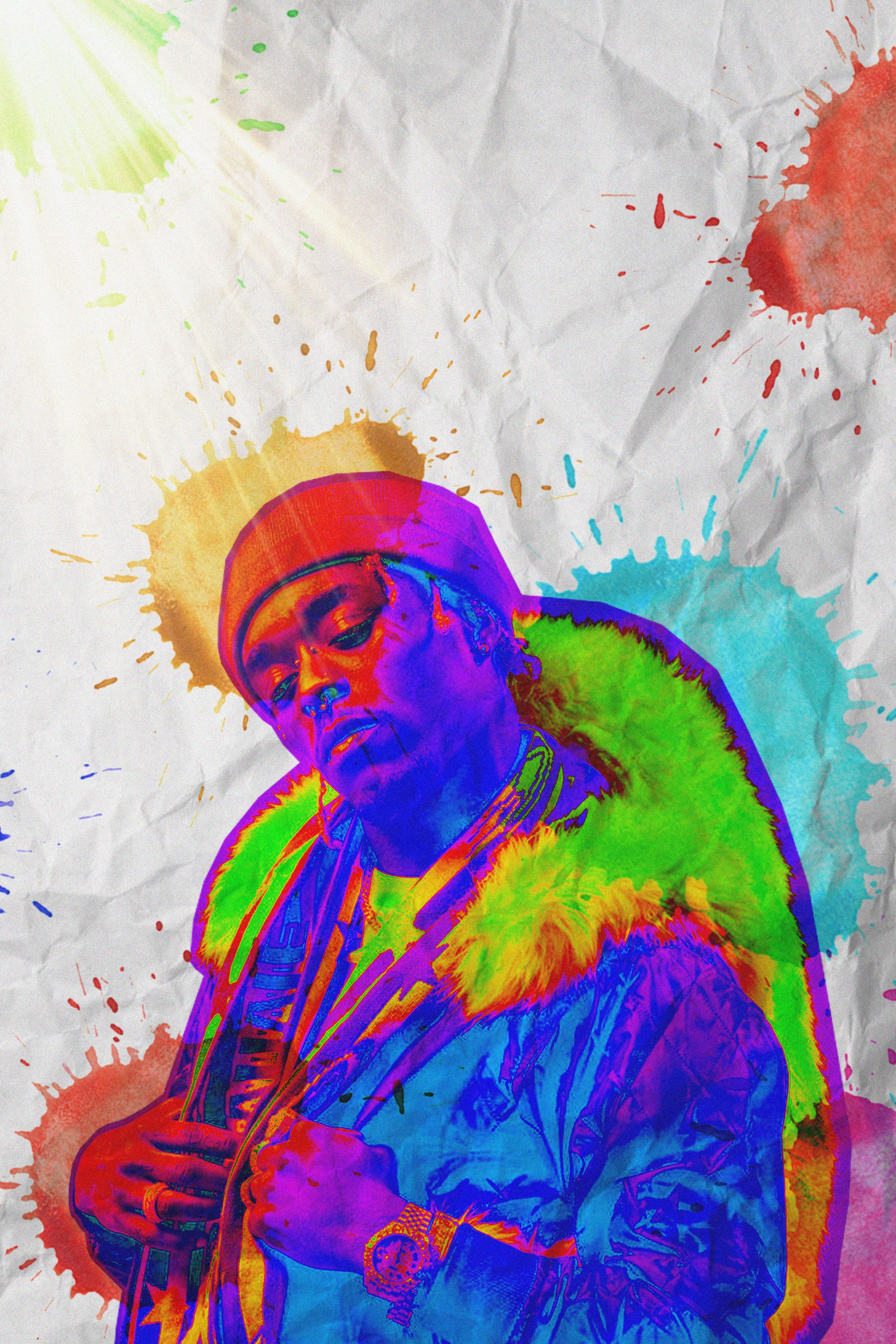 Lil Uzi Vert 'Color Splash' Poster – Posters Plug