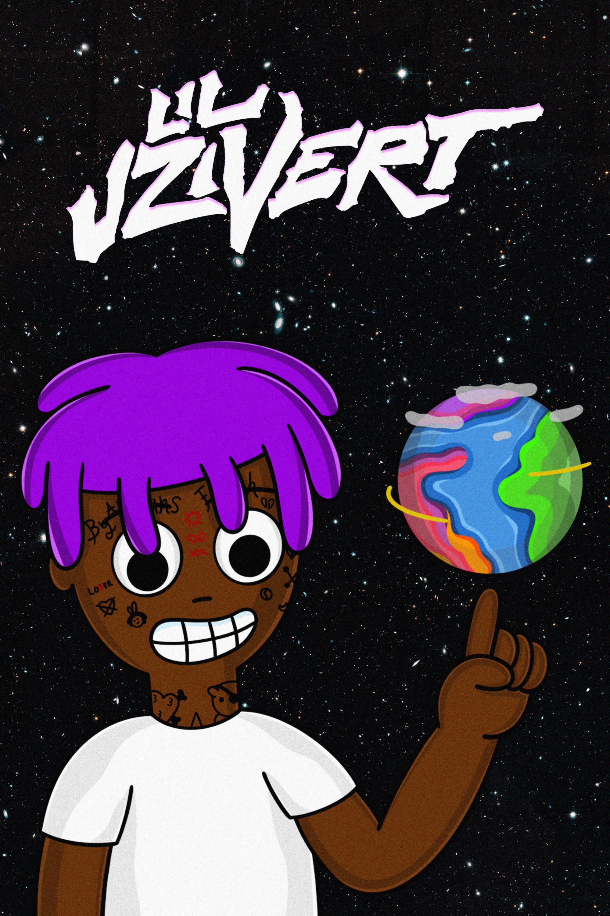 Lil Uzi Vert 'Spin the Globe' Poster – Posters Plug