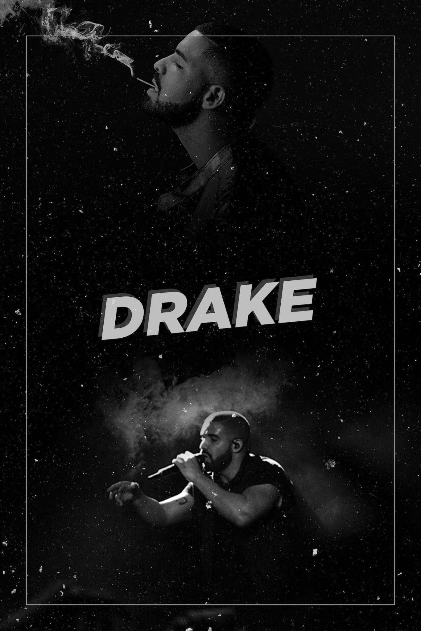 Drake Poserer Drake Album Collection Poster Print – Poster Kingz