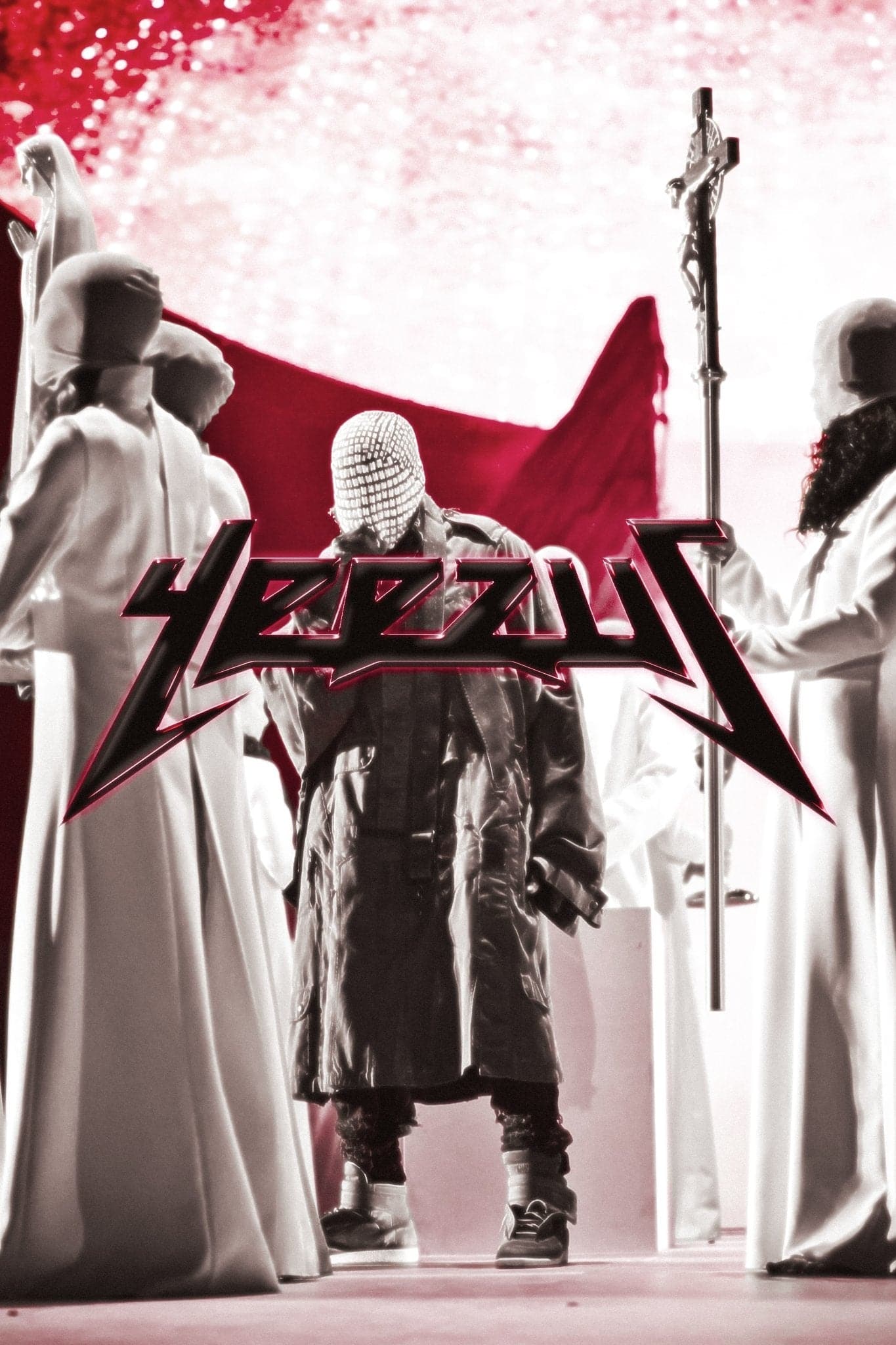 Kanye West Diamond Mask Kanye West Trump Speech: 'Ye Is Back': Kanye